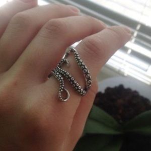 Jewelry | Gorgeous Adjustable Octopus Titanium Open Ring | Poshmark